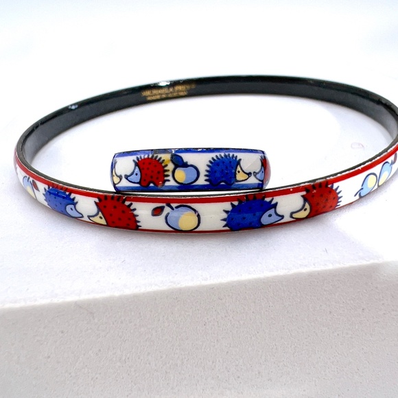 Michaela Frey | Jewelry | Michaela Frey Rare Happy Hedgehogs Enameled ...